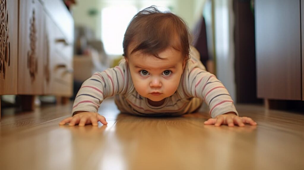 Baby Crawls With Head on Floor: Is It Normal and How to Handle It